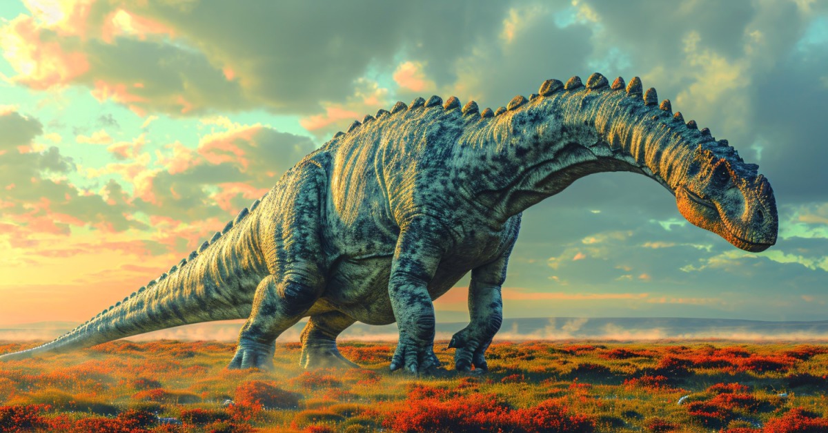 Fotografía realista de dinosaurio Camarasaurus 1