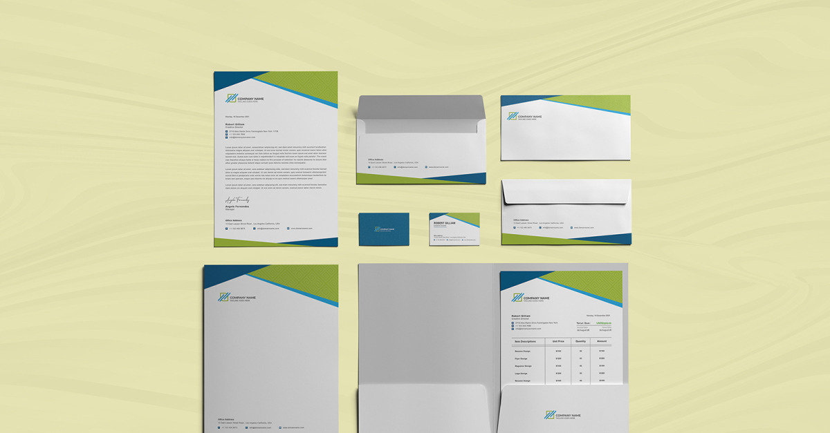 Canva ve MS Word Marka Kimlik Paketi - TemplateMonster