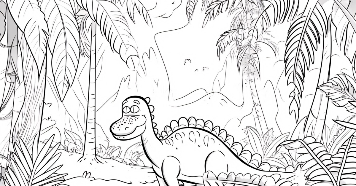 Nodosaurus Dinosaur Colouring Pages 2 - TemplateMonster