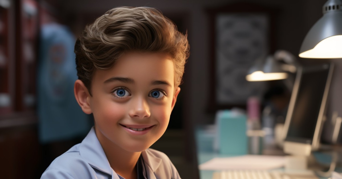 3D Character Boy dental_hygie with relevant environment 4