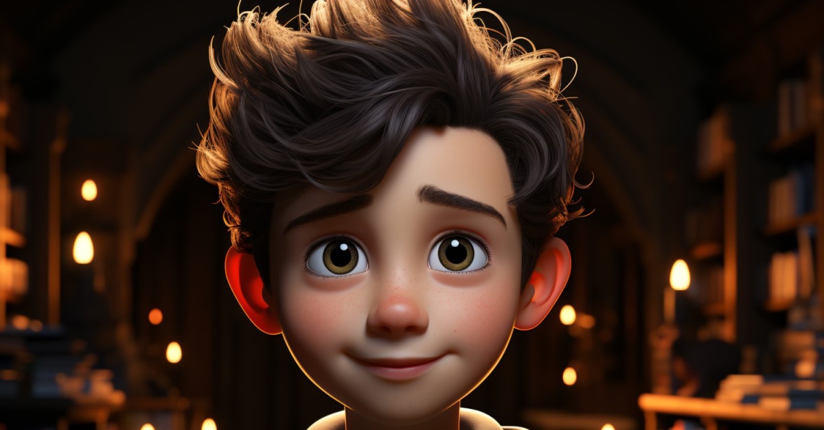 3D Character Boy Film Director with relevant environment 1