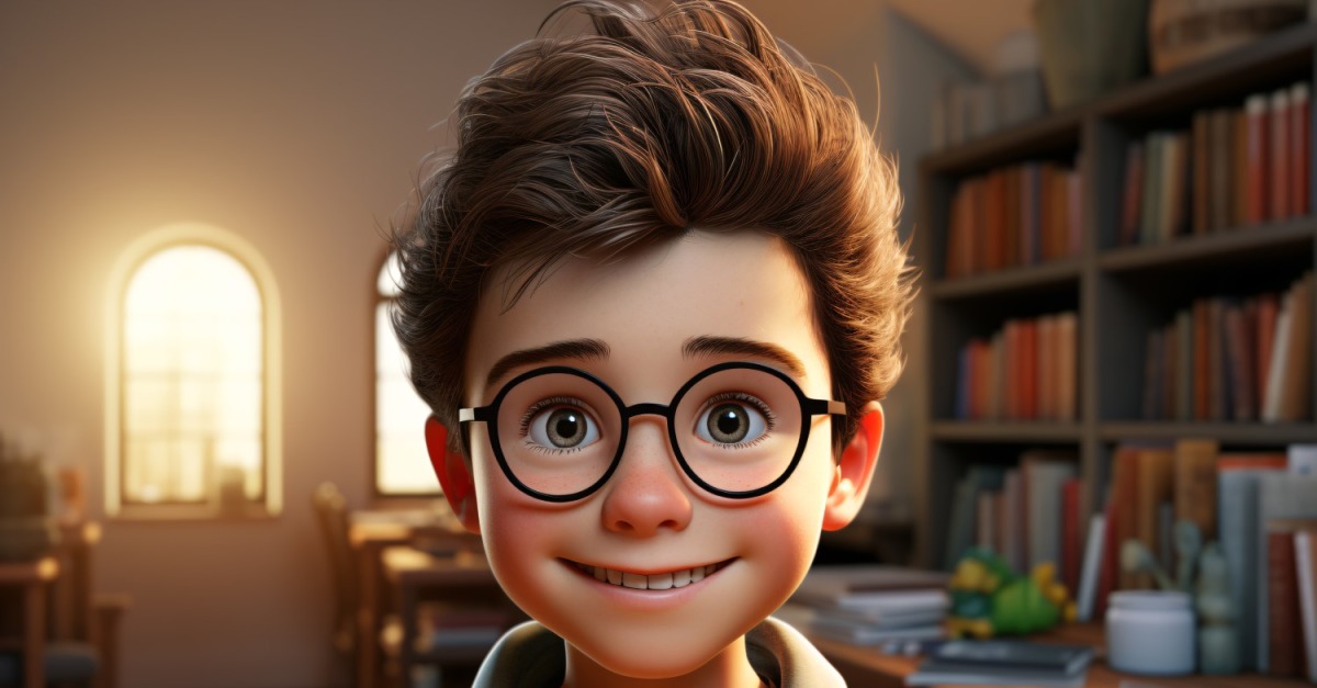 3D Character Boy Film Director with relevant environment 2
