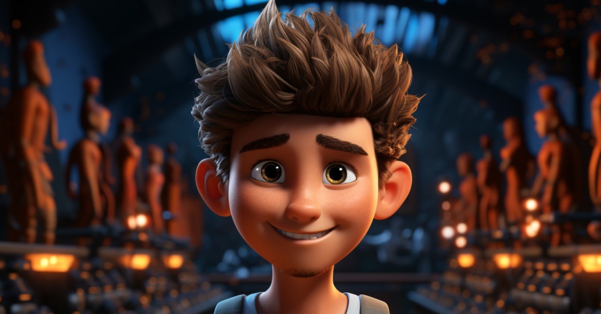 3D Character Boy Fitness_Trainer with relevant environment 3