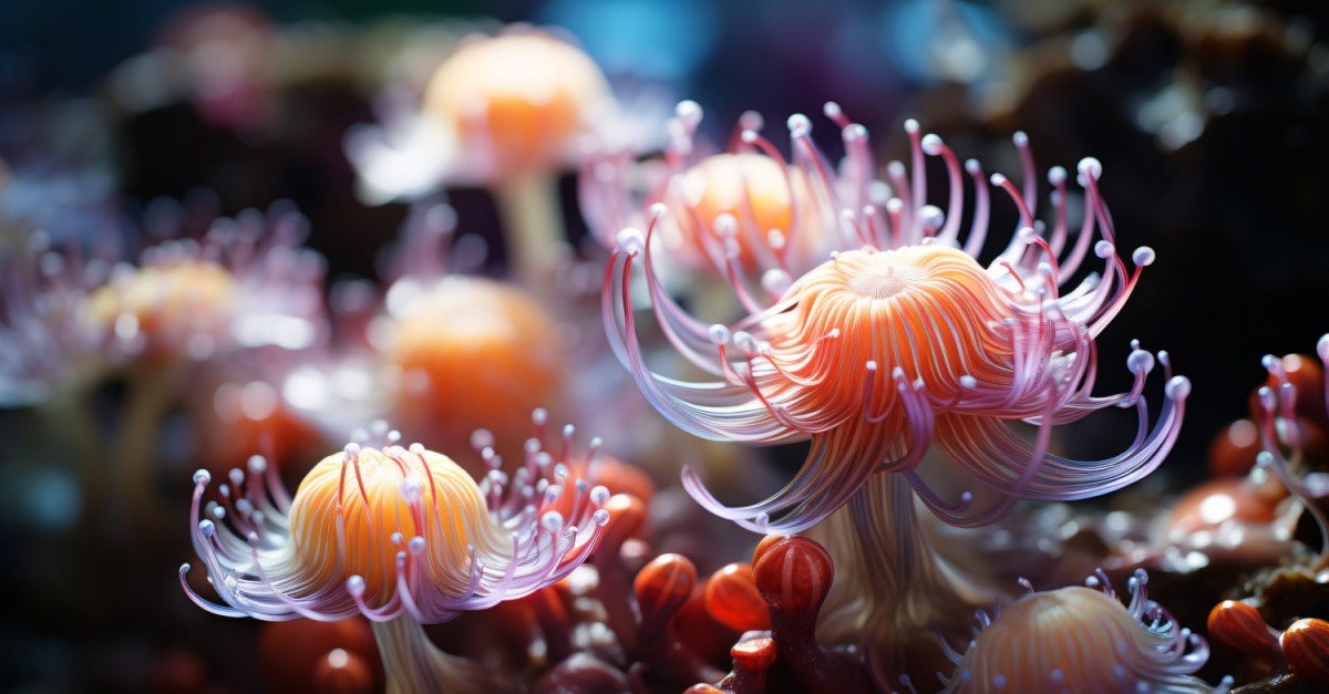 Underwater crystal flowers plant Wallpaper 1