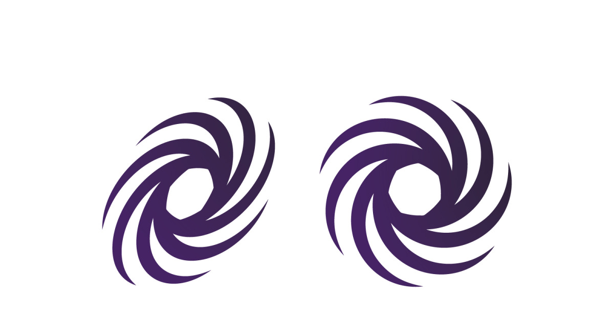 Abstract vortex spin logo icon design V1 - TemplateMonster