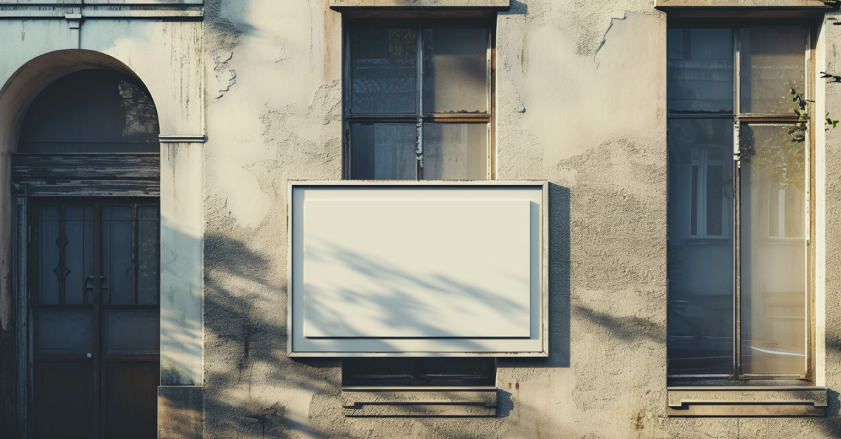 Geschäftsgebäude-Fassadenschild-Modell 252 - TemplateMonster