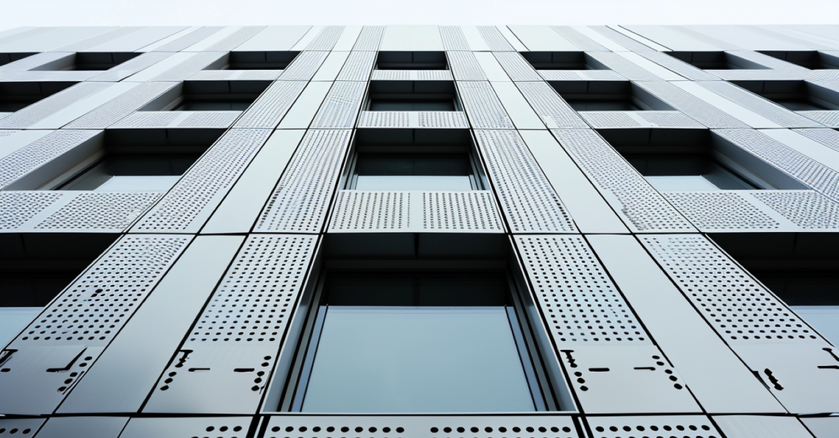 Closeup Commercial Building Fascia Signboard Mockup 247