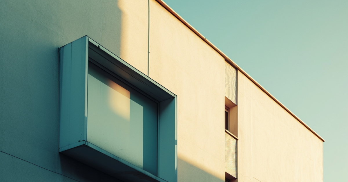 Commercial Building Fascia Logo Signage Mockup 253