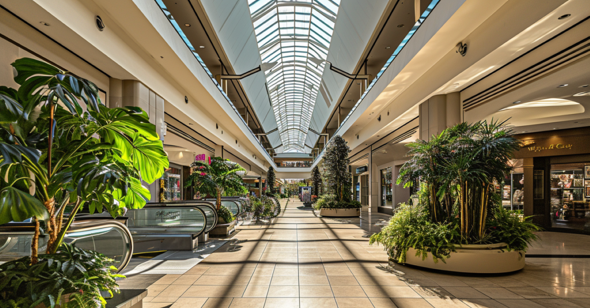 Commercial Building Fascia Logo Signage Mockup 273