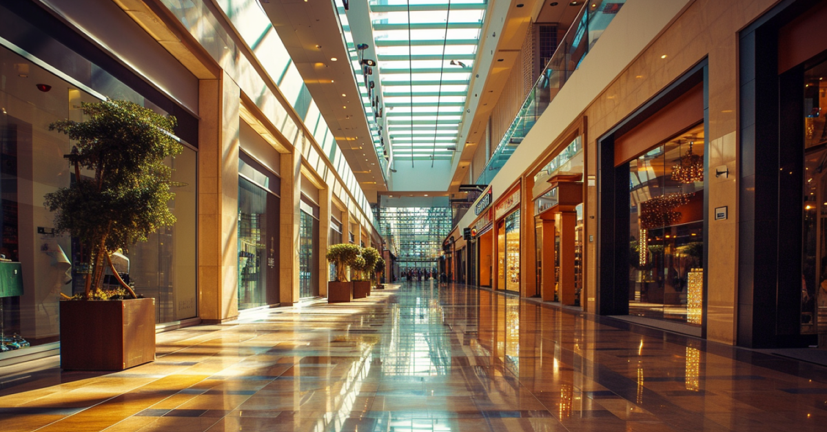Commercial Building Fascia Logo Signage Mockup 276