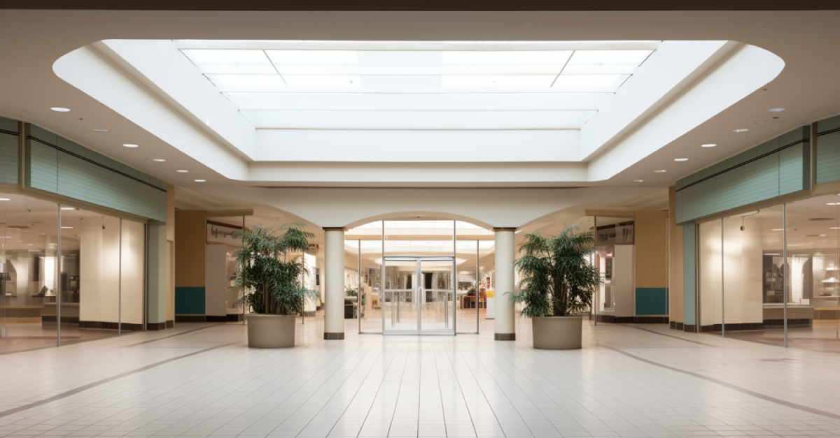 Commercial Building Fascia Logo Signage Mockup 278