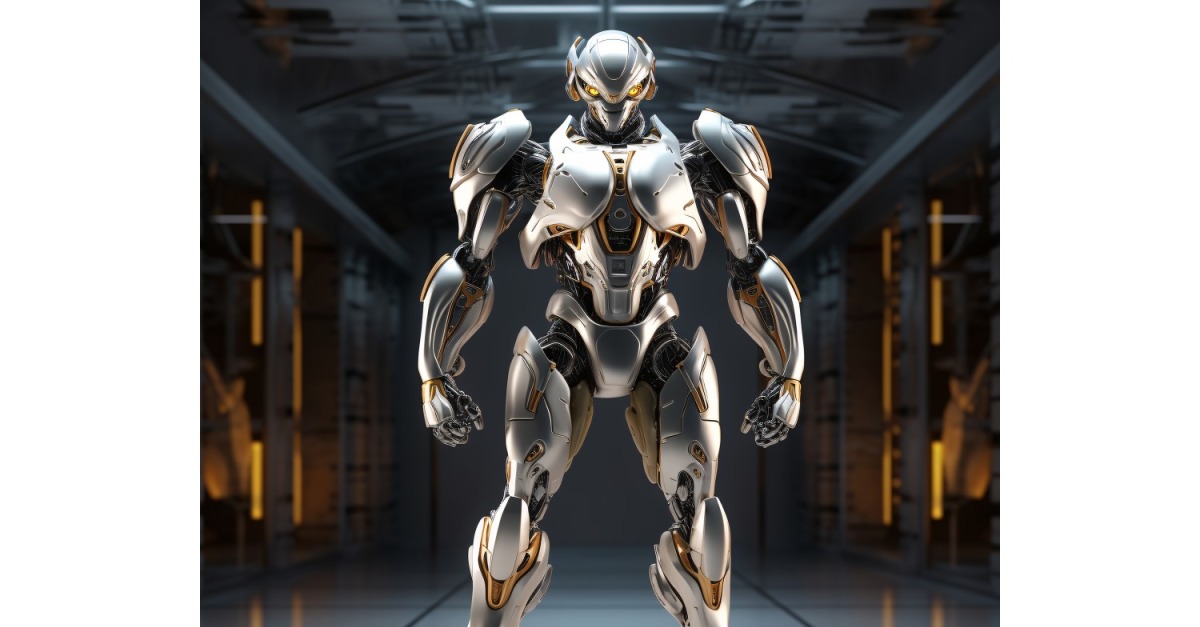 Anthropomorphic Female robot Frostpunk Portraiture 79