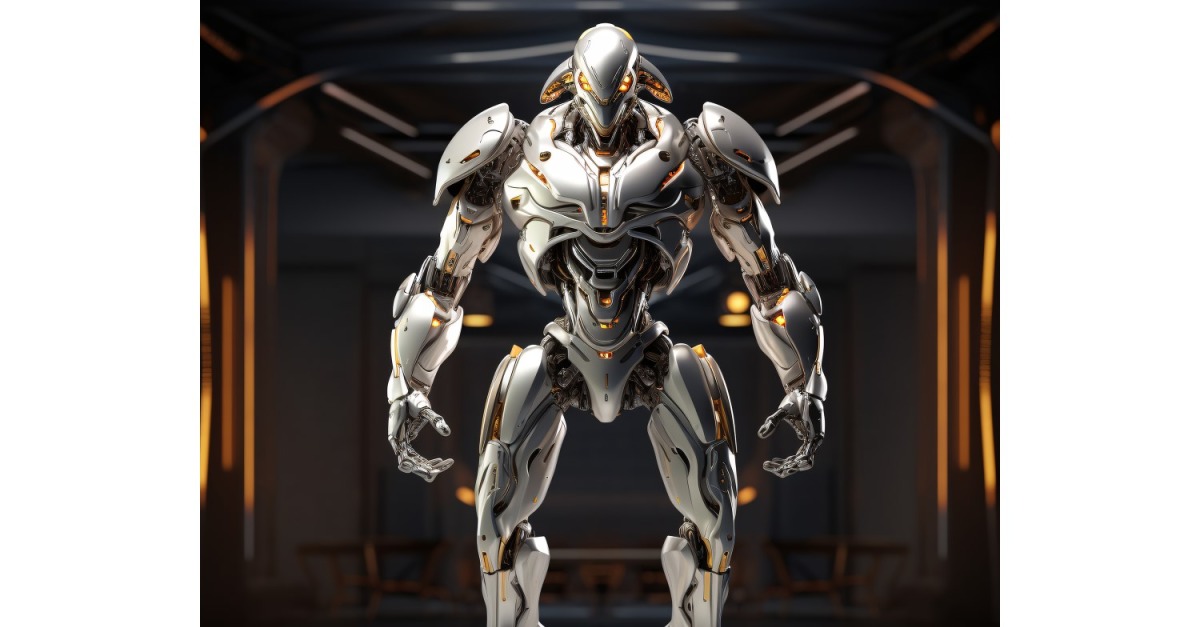 Anthropomorphic Female robot Frostpunk Portraiture 87