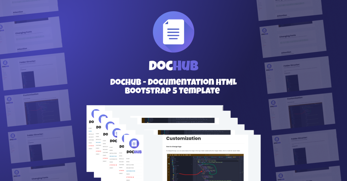 Dochub Modelo Html Bootstrap 5 De Documentação