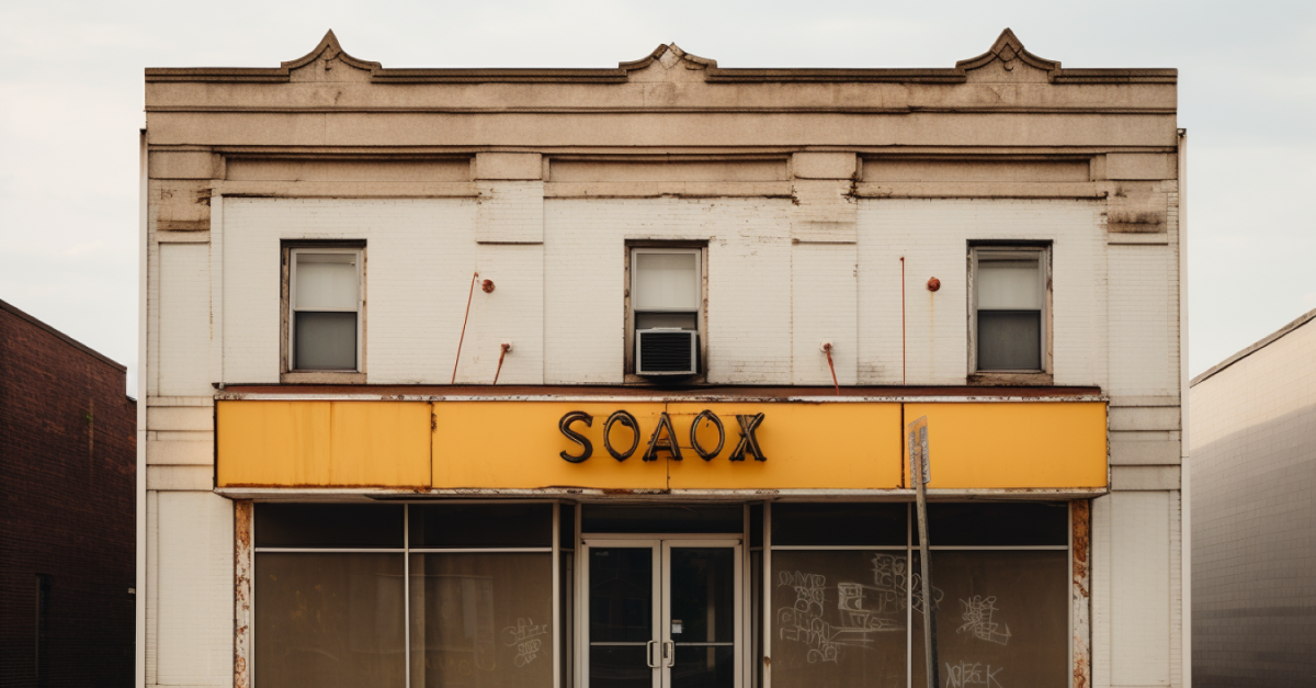 Geschäftsgebäude-Fassadenschild-Modell 363 - TemplateMonster