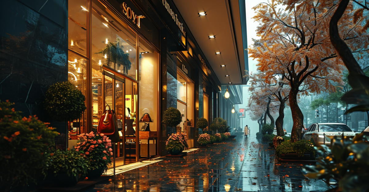 Sign Board Mockup Commercial Building Fascia Aluminium Metal 430