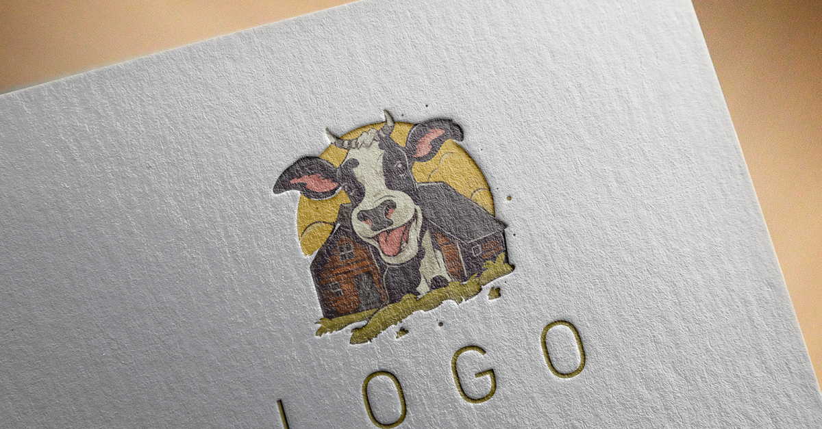 Elegant Cow Logo 4-0151-23 #420734 - TemplateMonster