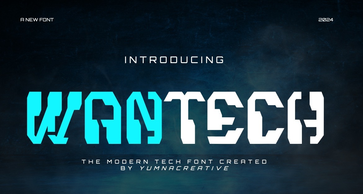 Wantech - Modern Tech Font #420747 - TemplateMonster