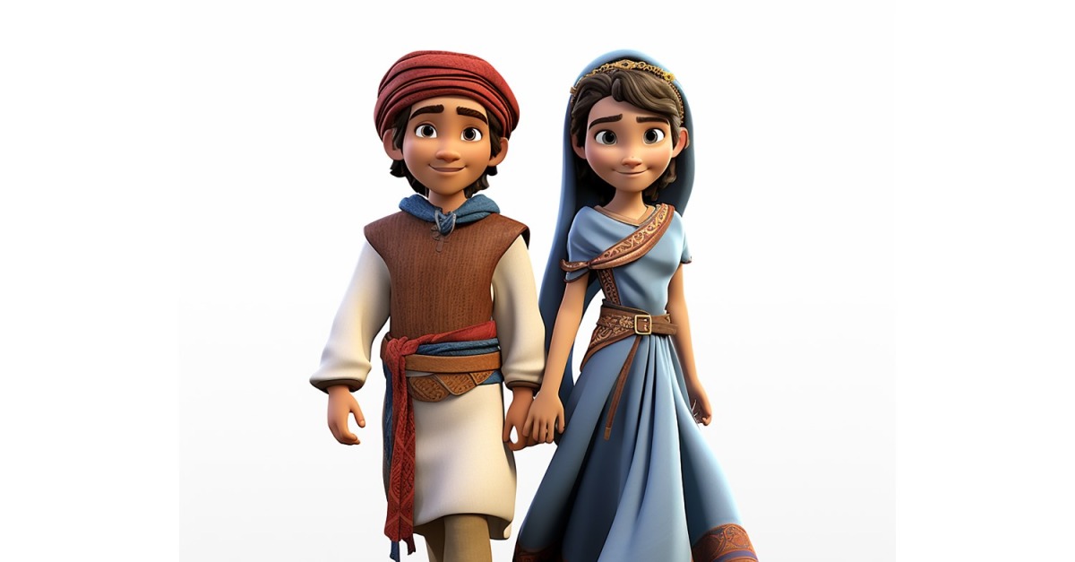 Courses mondiales de couples de garçons et de filles en costume ...