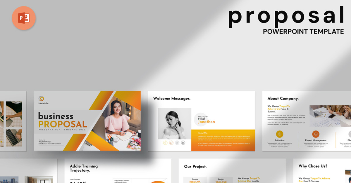 Modello di layout della proposta commerciale