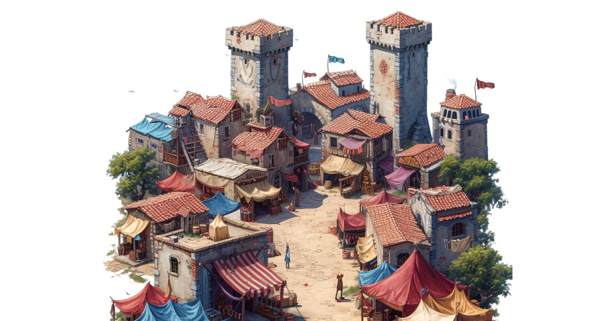 Large Marketplace Set of Video Games Assets Sprite Sheet 12
