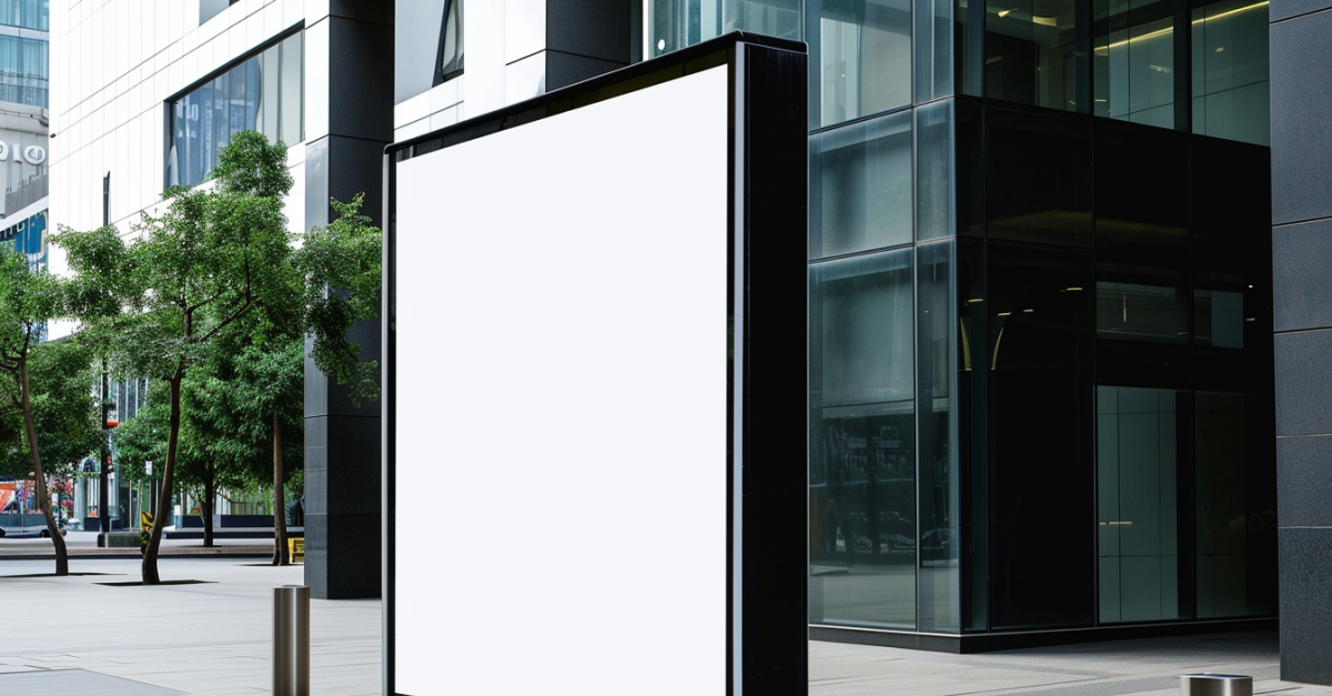 Letrero grande en carretera para publicidad 183