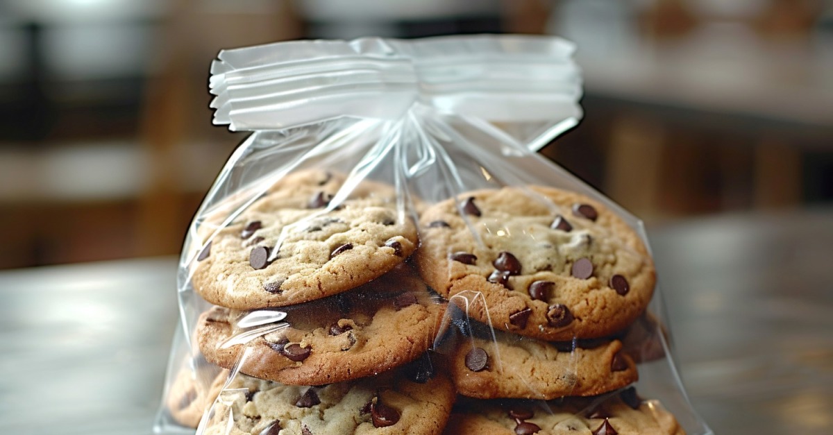Cookies aux pépites de chocolat sur papier sulfurisé 08
