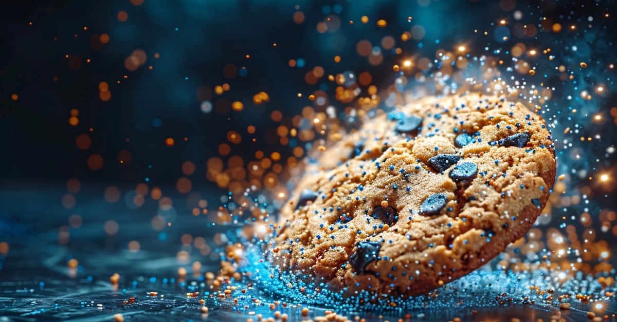 Floating Cookie Flying Chocolate chip cookies 12