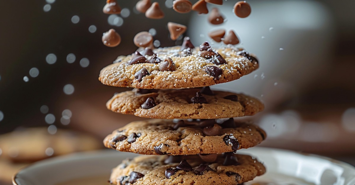 Floating Cookie Flying Chocolate chip cookies 16