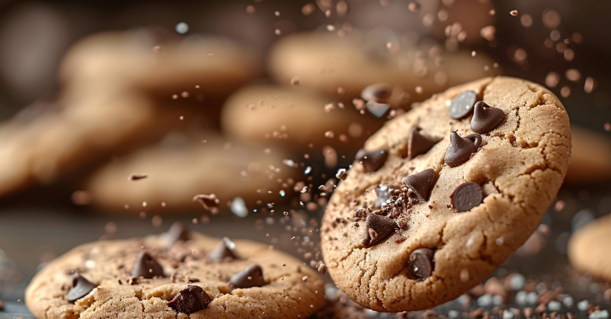 Floating Cookie Flying Chocolate chip cookies 17