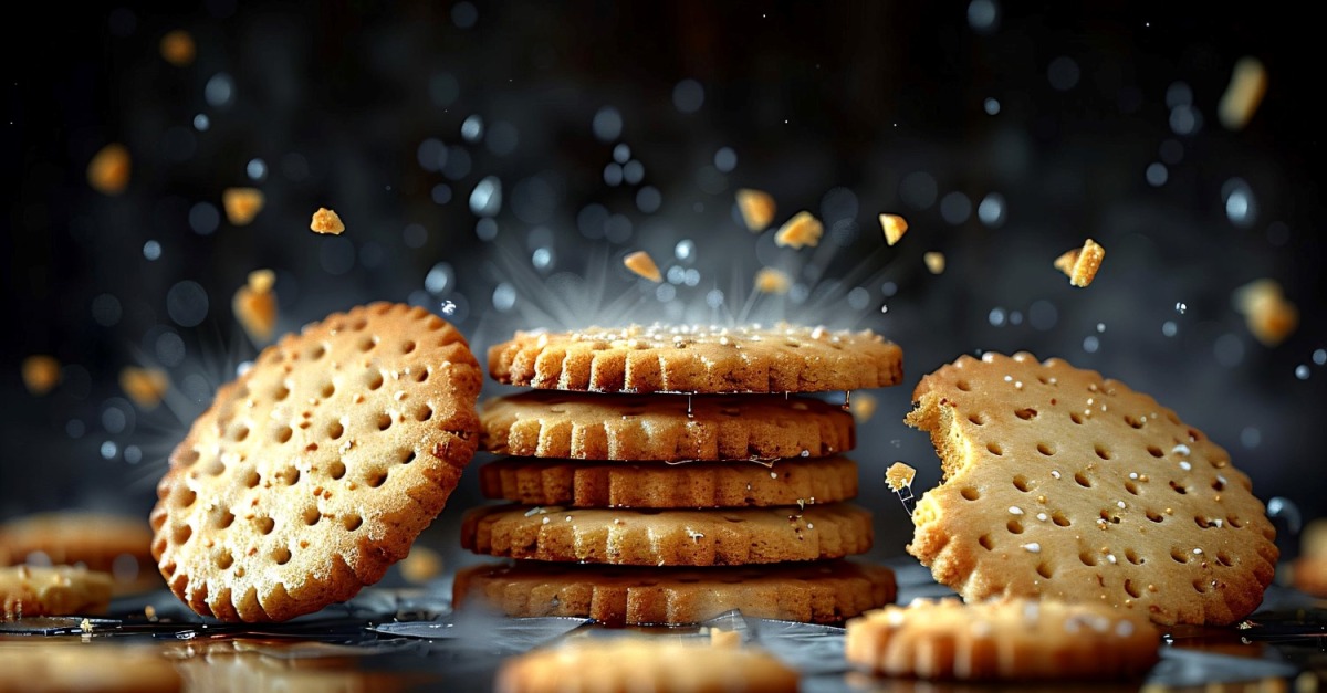 Diferentes etapas de la galleta consumida Galletas con chispas de ...