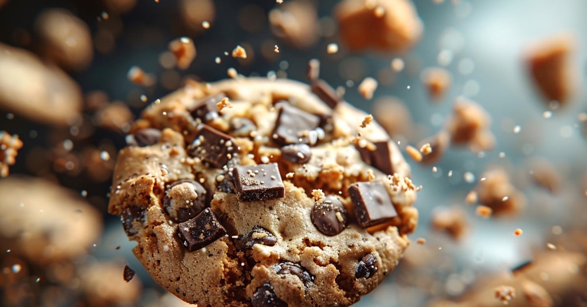 Floating Cookie Flying Chocolate chip cookies 103