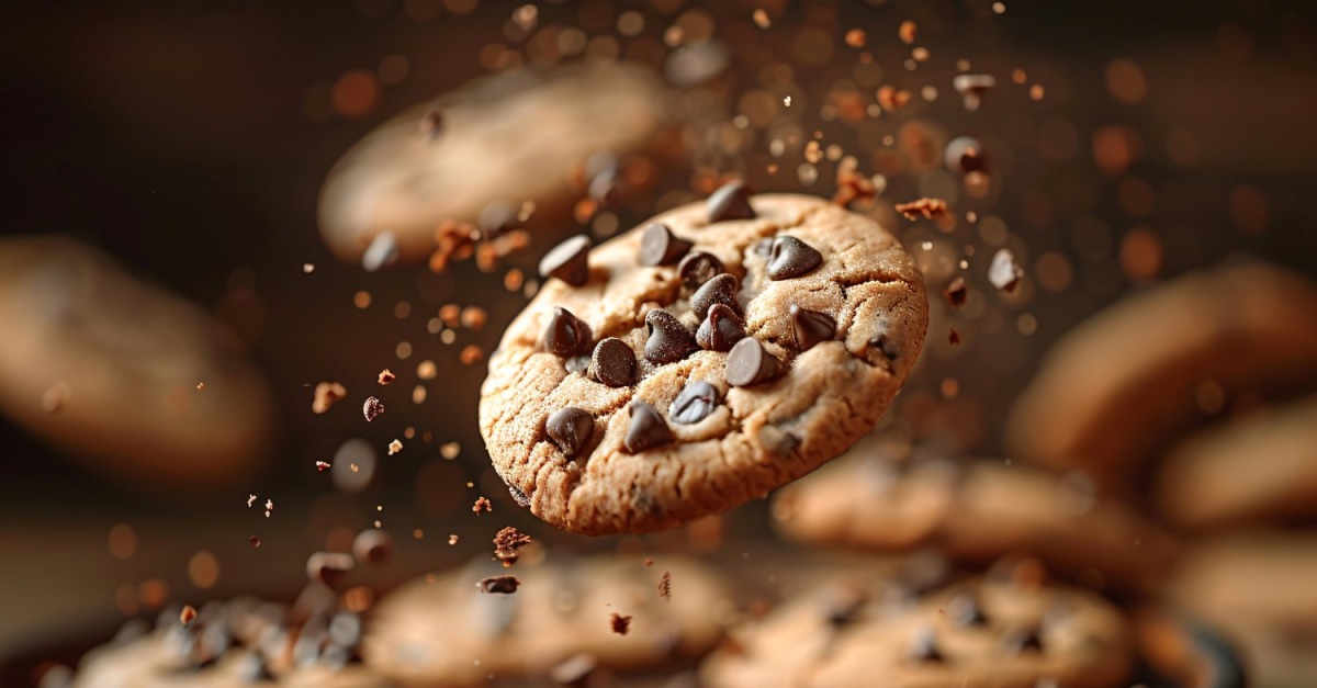 Floating Cookie Flying Chocolate chip cookies 20