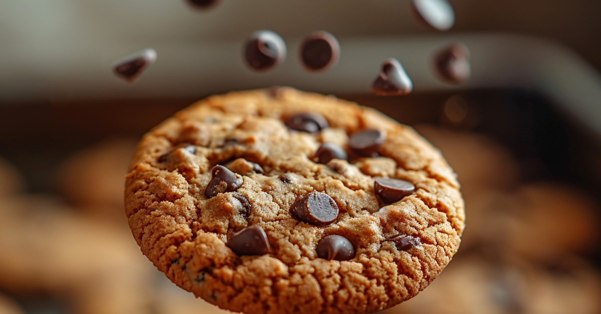 Floating Cookie Flying Chocolate chip cookies 25