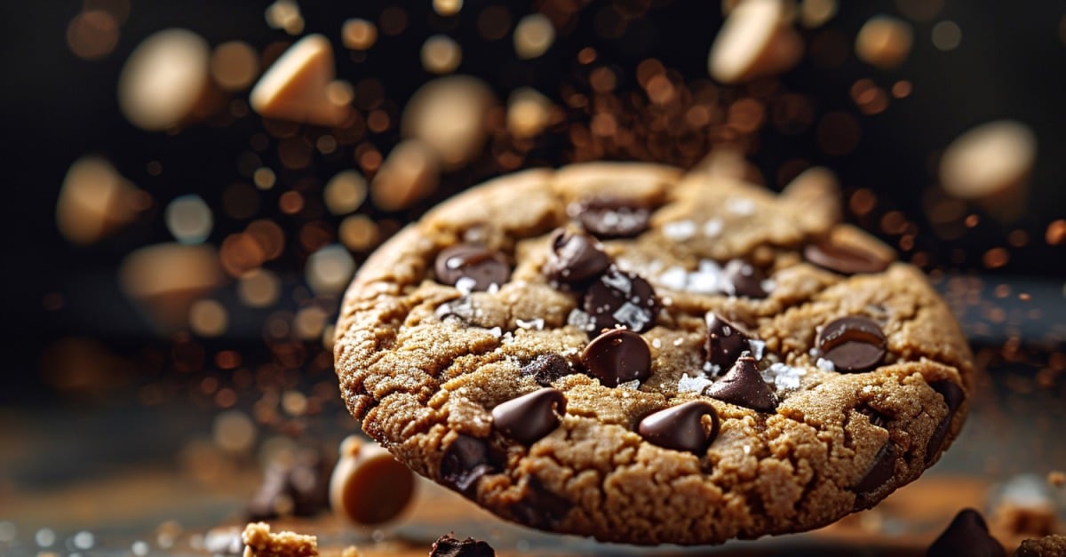 Floating Cookie Flying Chocolate chip cookies 30