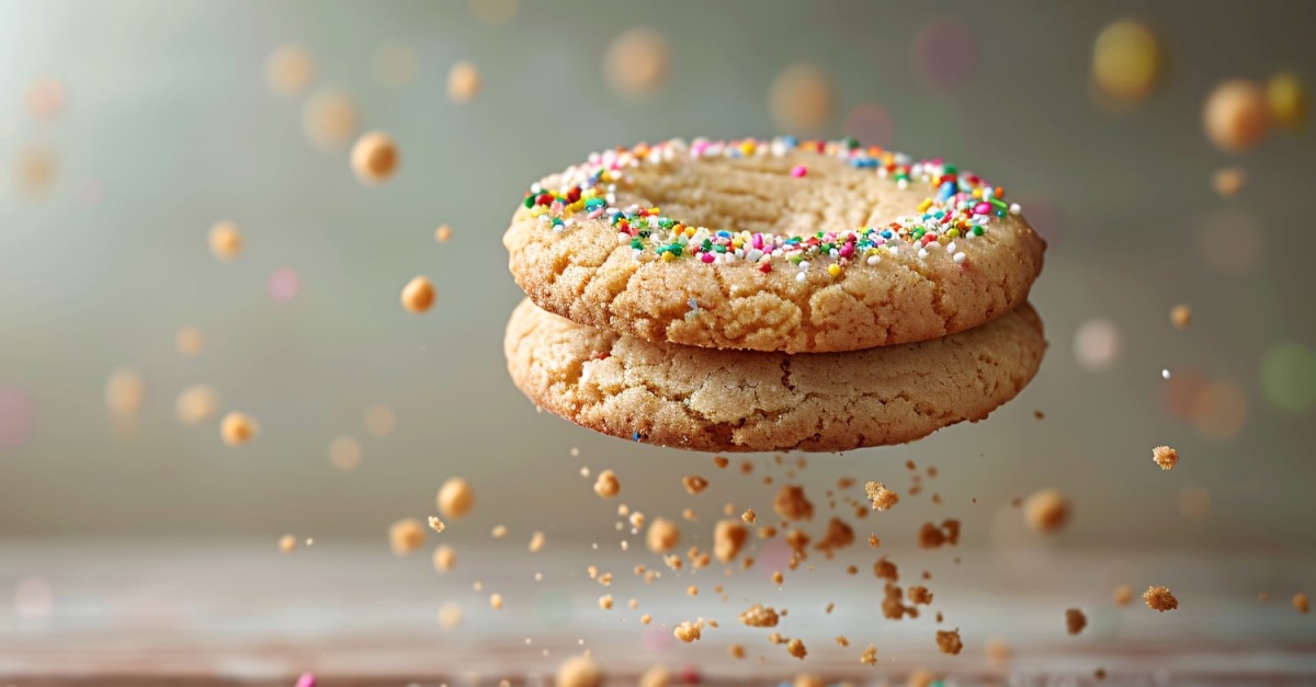 Floating Cookie Flying Chocolate chip cookies 34