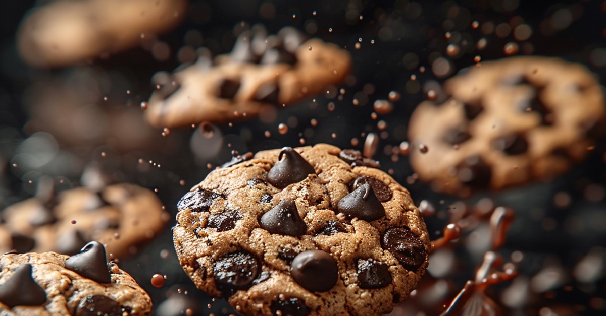 Floating Cookie Flying Chocolate chip cookies 174