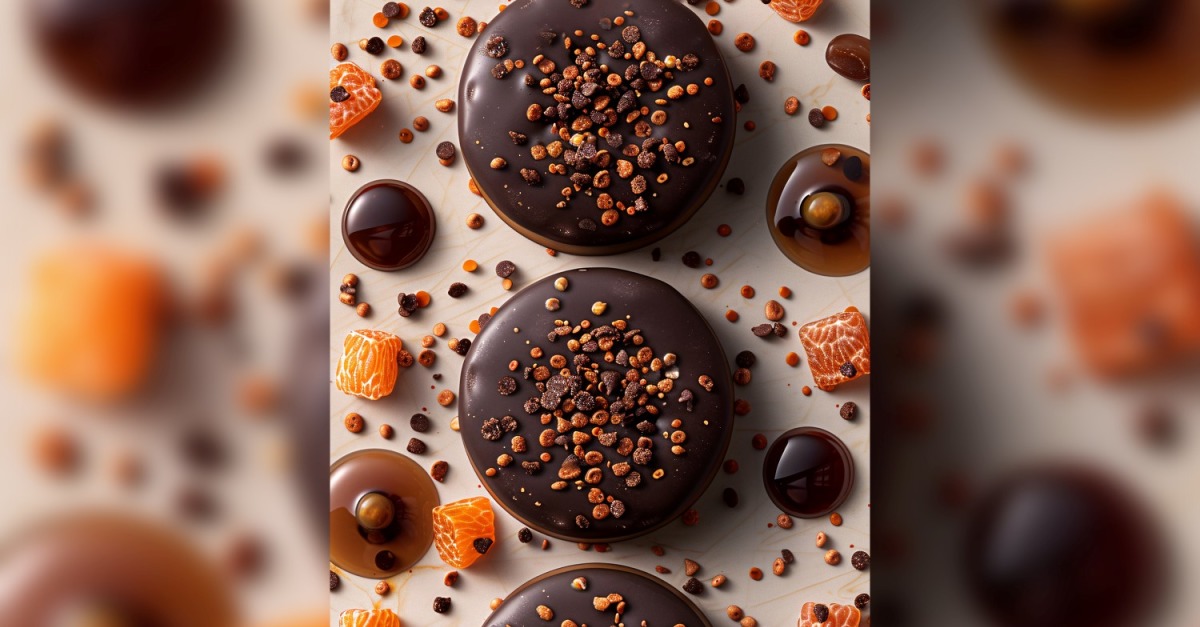 Chocolate chip cookies with multi colour sprinkle 115