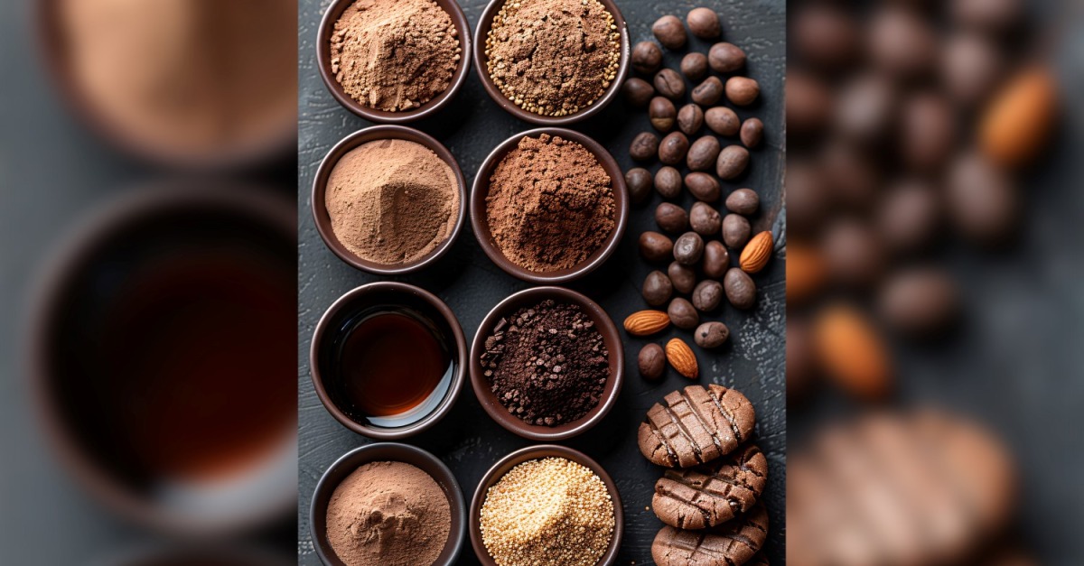 Collage de différents biscuits aux pépites de chocolat dans un bol 54