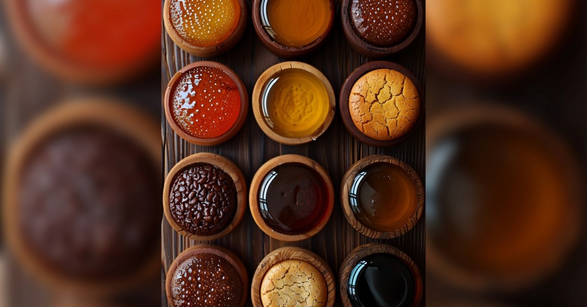 Collage de différents biscuits aux pépites de chocolat dans un bol 58