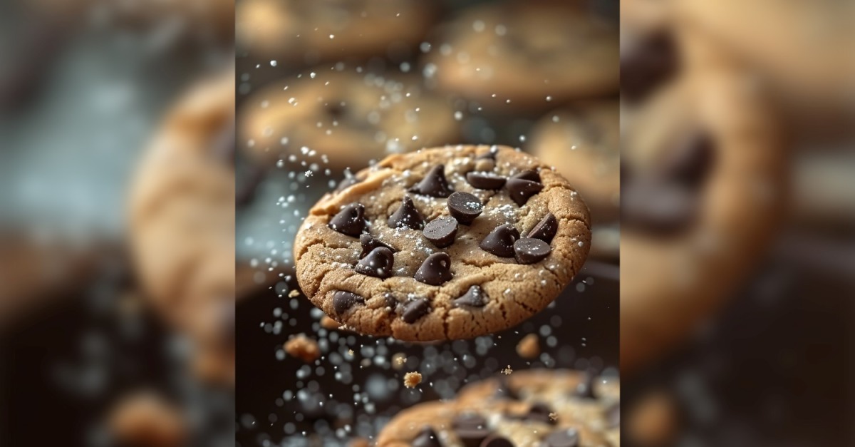 Floating Cookie Flying Chocolate chip cookies 18.