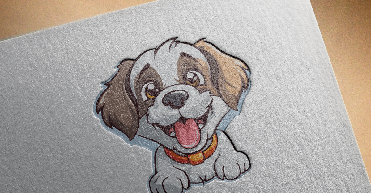 Elegant Dog Logo 15-0360-23 #423354 - TemplateMonster