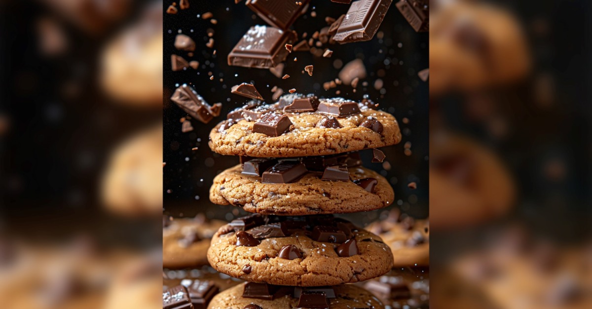 Floating Cookie Flying Chocolate chip cookies 131