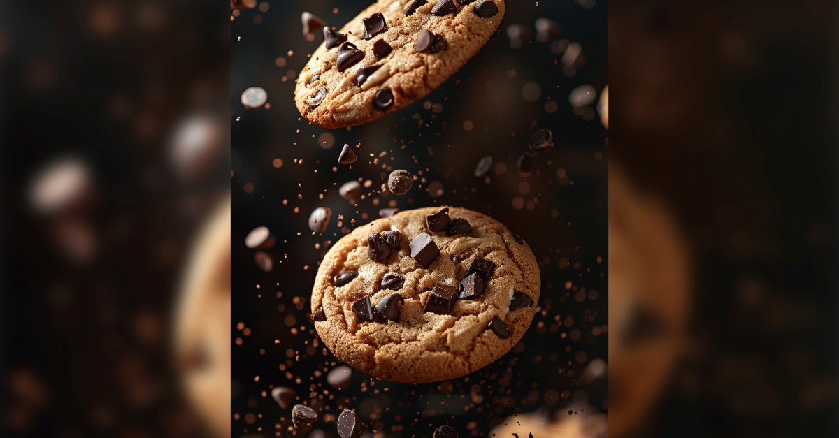 Floating Cookie Flying Chocolate chip cookies 132
