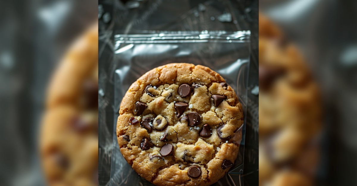Cookies aux pépites de chocolat sur papier sulfurisé 209