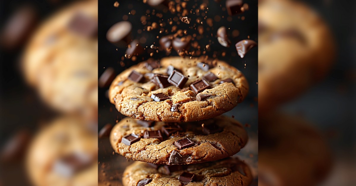 Floating Cookie Flying Chocolate chip cookies 211