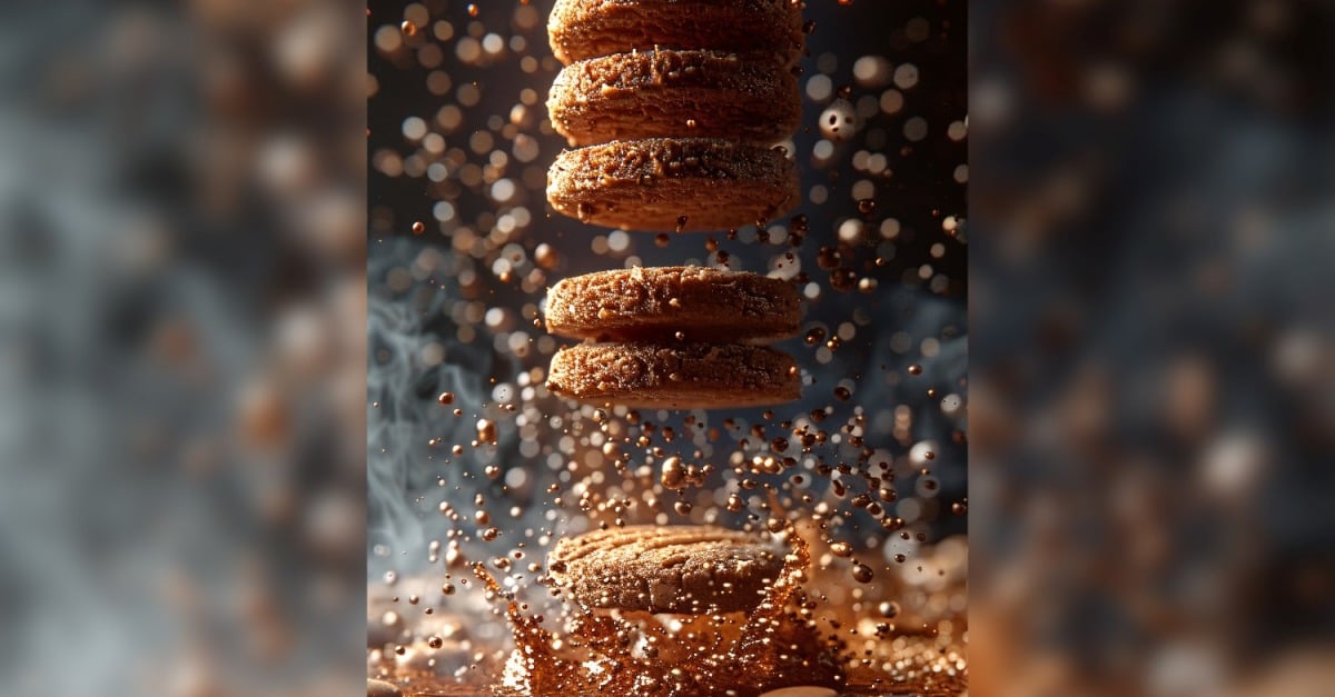 Floating Cookie Flying Chocolate chip cookies 217