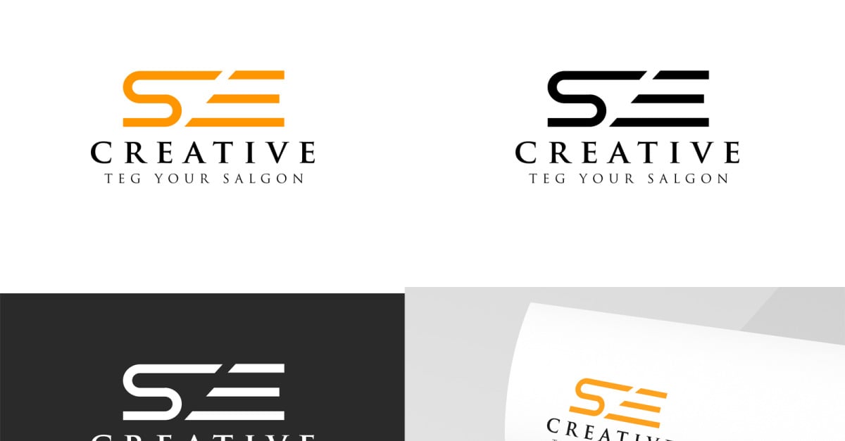 SE Letters Logo Design Template #423732 - TemplateMonster