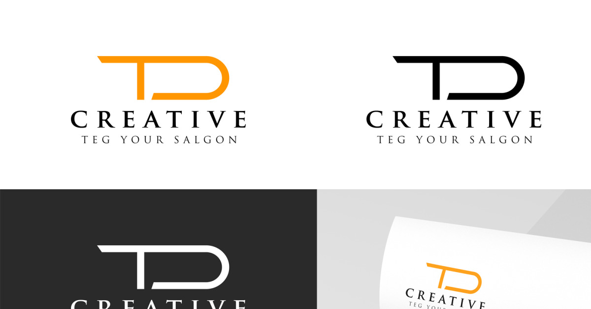 TD Letters Logo Design Template #423759 - TemplateMonster