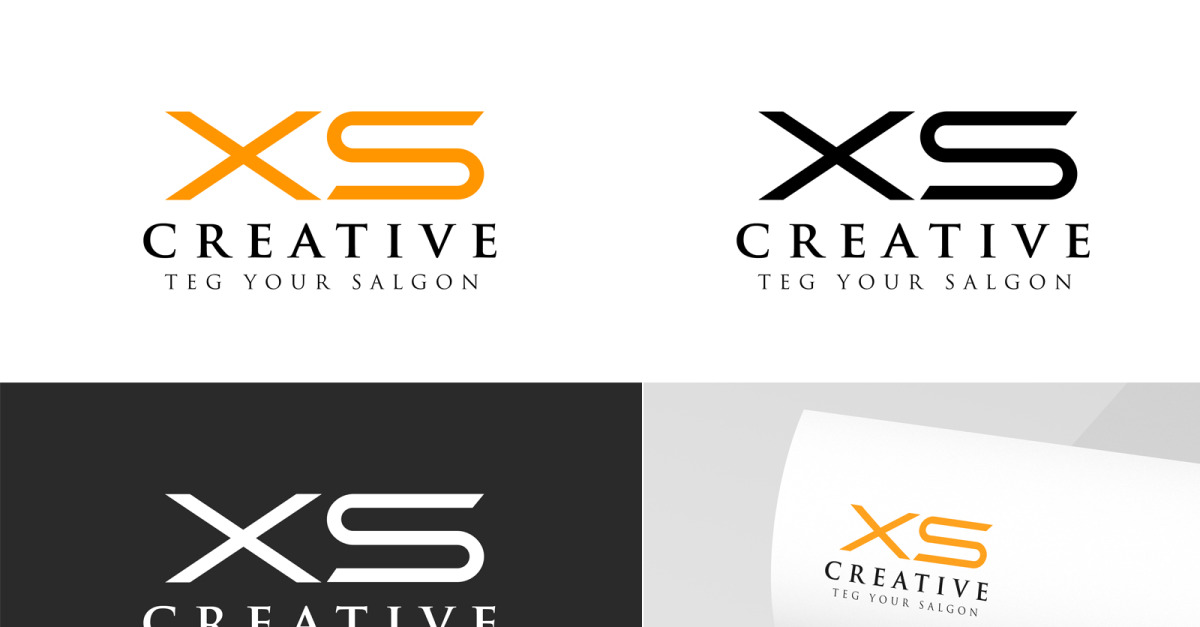 XS Letters Logo Design Template #423841 - TemplateMonster